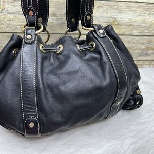 Ellen Tracy | Bags | Ellen Tracy Black Genuine Leather Fringe ...